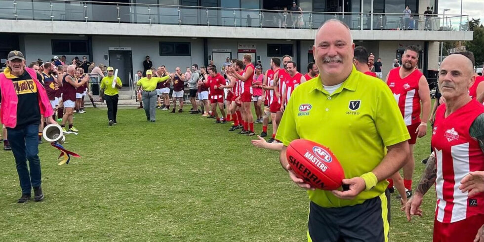 Al Manning reaches 300 games umpiring milestone | AFL Masters ...